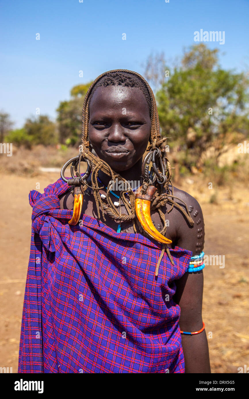 Mursi Tribe Village Omo Valley High Resolution Stock Photography and ...