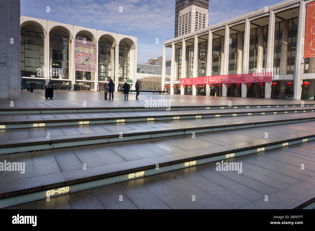 The Lincoln Center complex in the Lincoln Square neighborhood in New ...