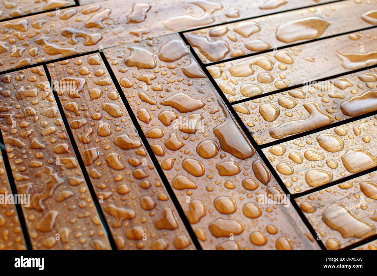 Water on a cafe table Stock Photo - Alamy
