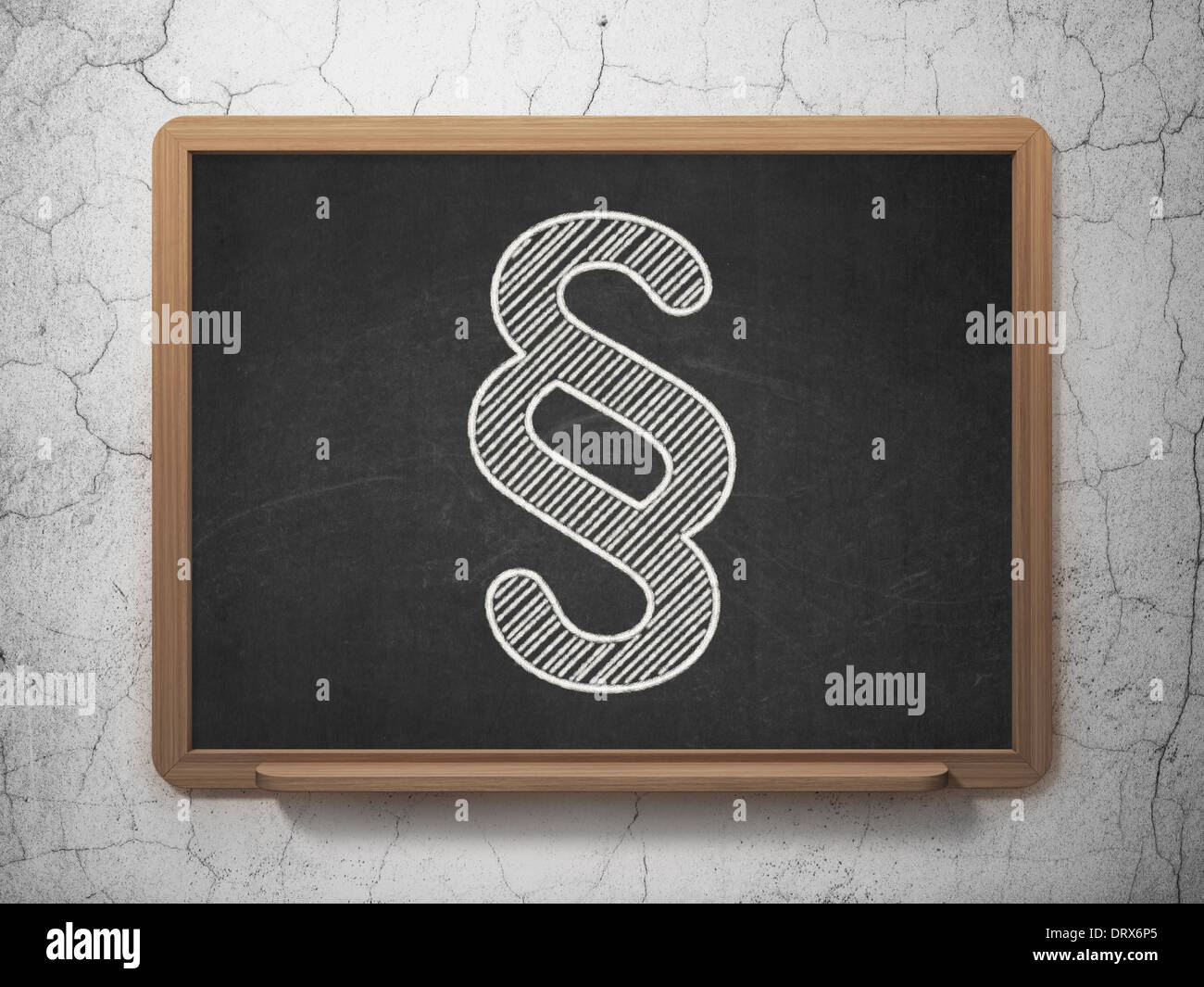 Law concept: Paragraph on chalkboard background Stock Photo - Alamy