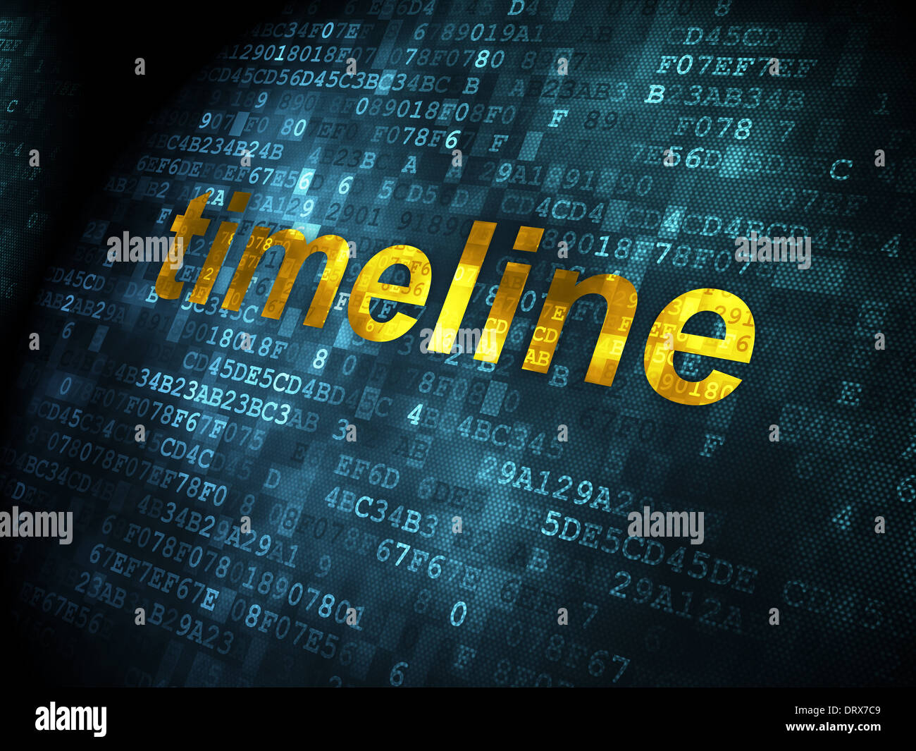 Timeline on digital background Stock Photo - Alamy