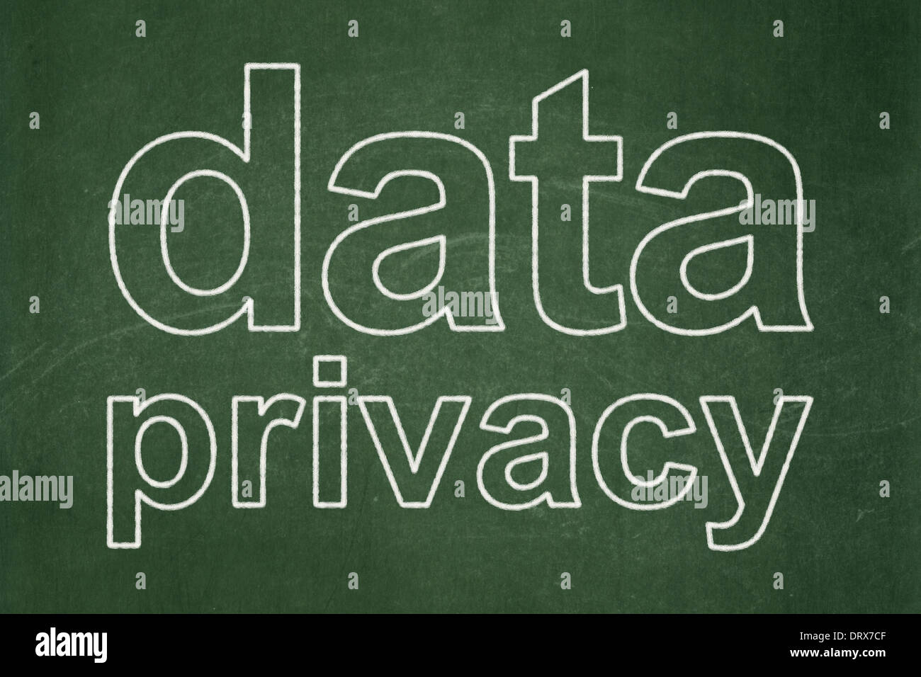 Data Privacy on chalkboard background Stock Photo - Alamy