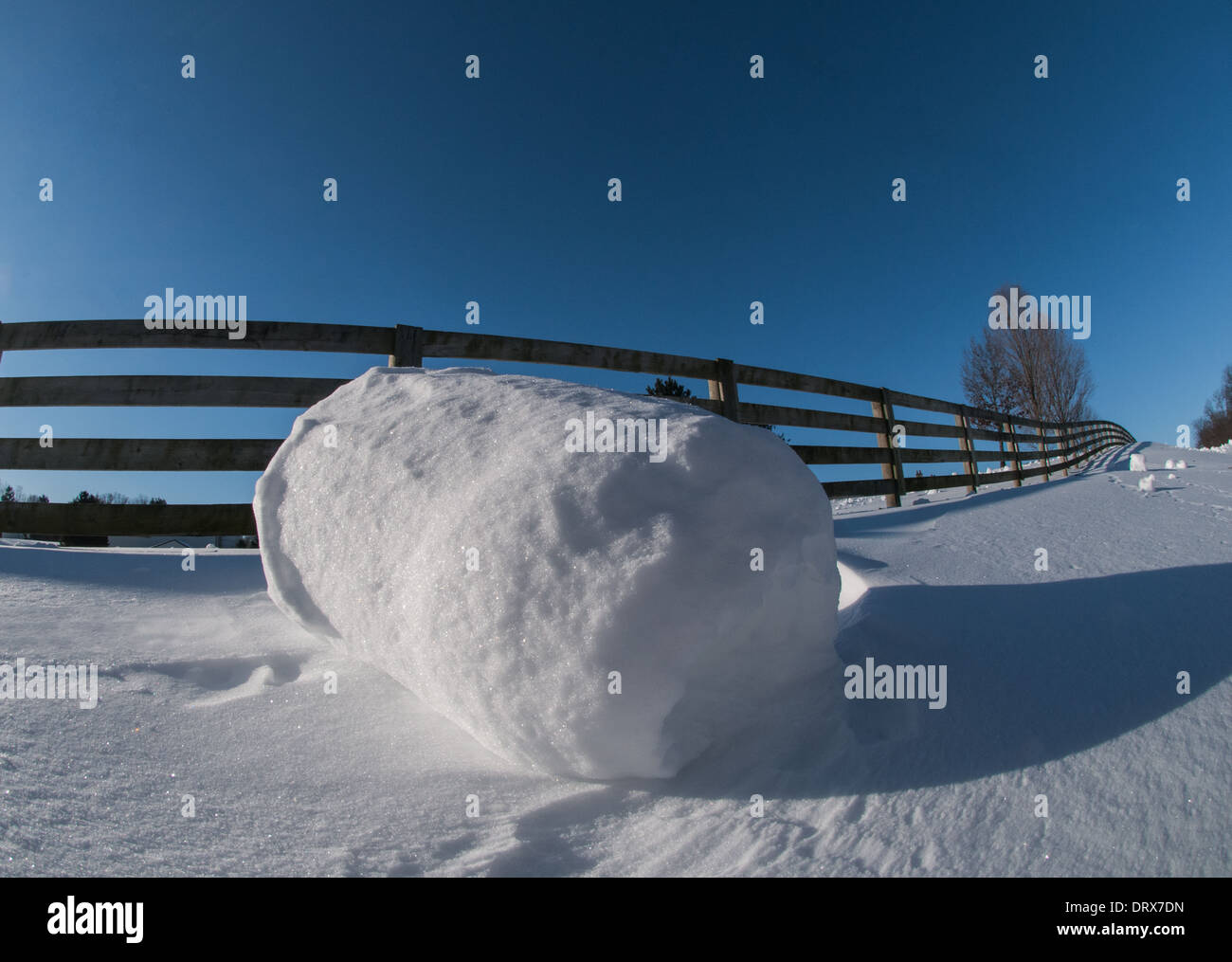 Snow rolls in Ohio USA Stock Photo - Alamy