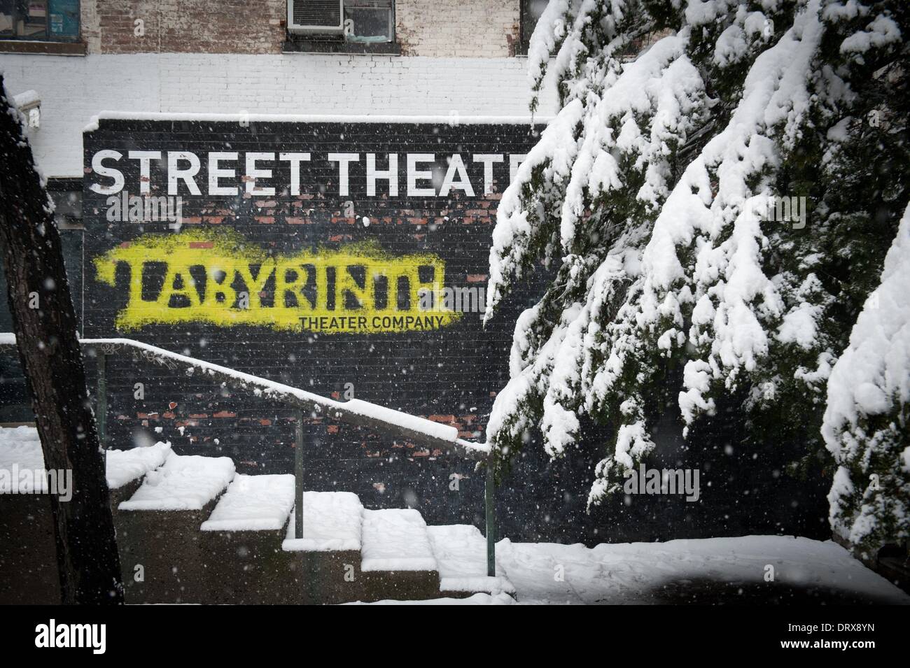 Manhattan, New York, USA. 3rd Feb, 2014. The off-Broadway LAByrinth ...