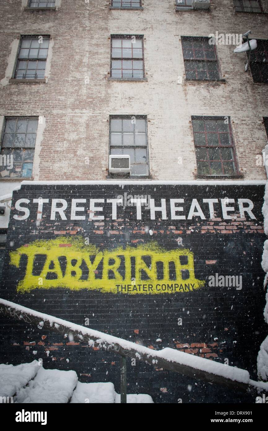 Manhattan, New York, USA. 3rd Feb, 2014. The off-Broadway LAByrinth ...