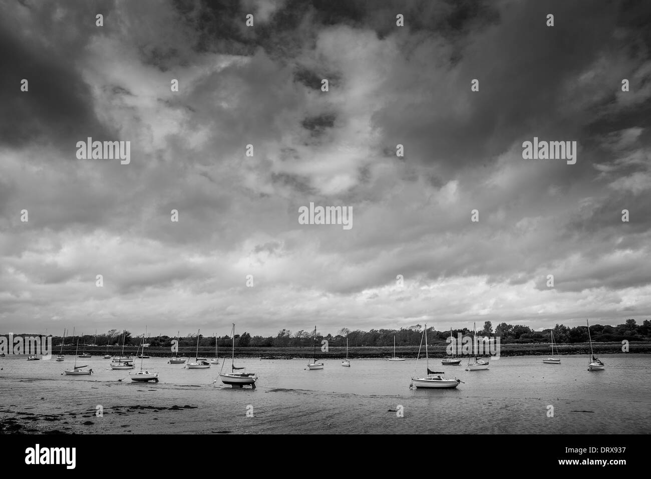 landscape image taken in Hullbridge Essex England Stock Photo - Alamy