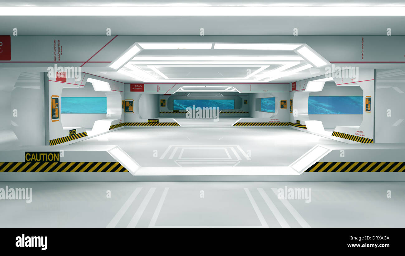 Futuristic interior design architecture Stock Photo - Alamy