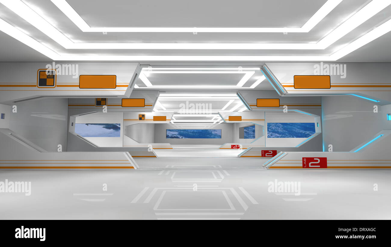 Futuristic interior design architecture Stock Photo - Alamy