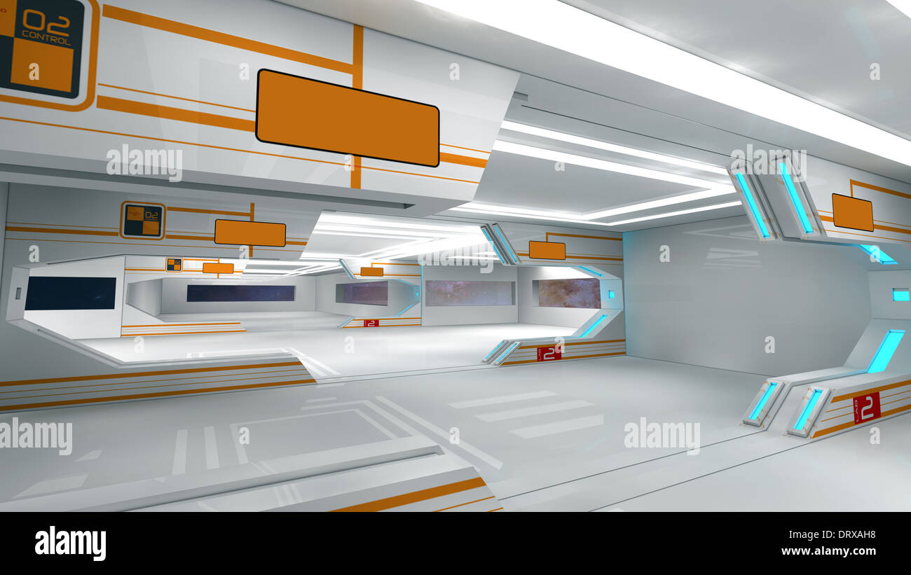 Futuristic interior design architecture Stock Photo - Alamy
