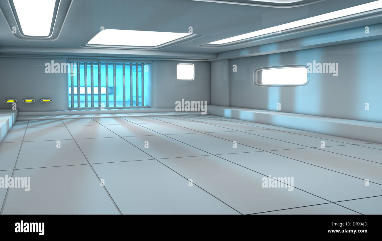 Futuristic interior architecture Stock Photo - Alamy