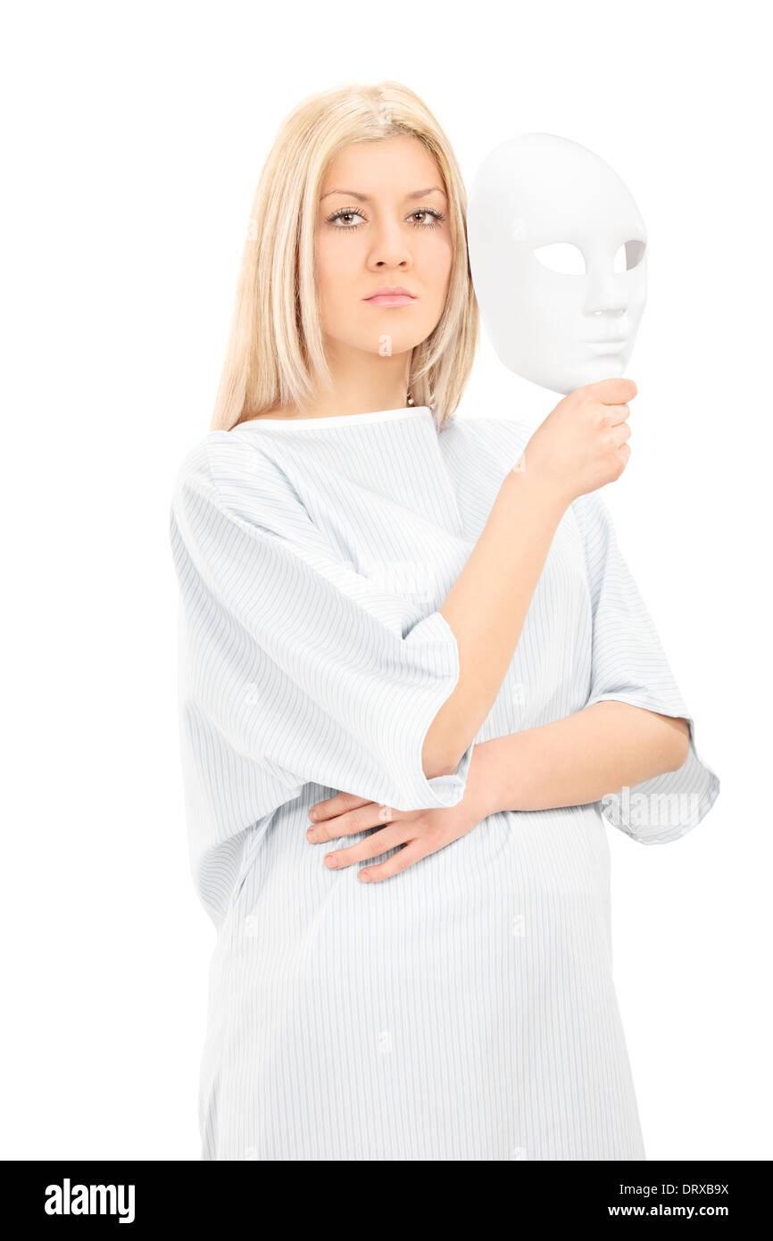 Holding mask hi-res stock photography and images - Alamy