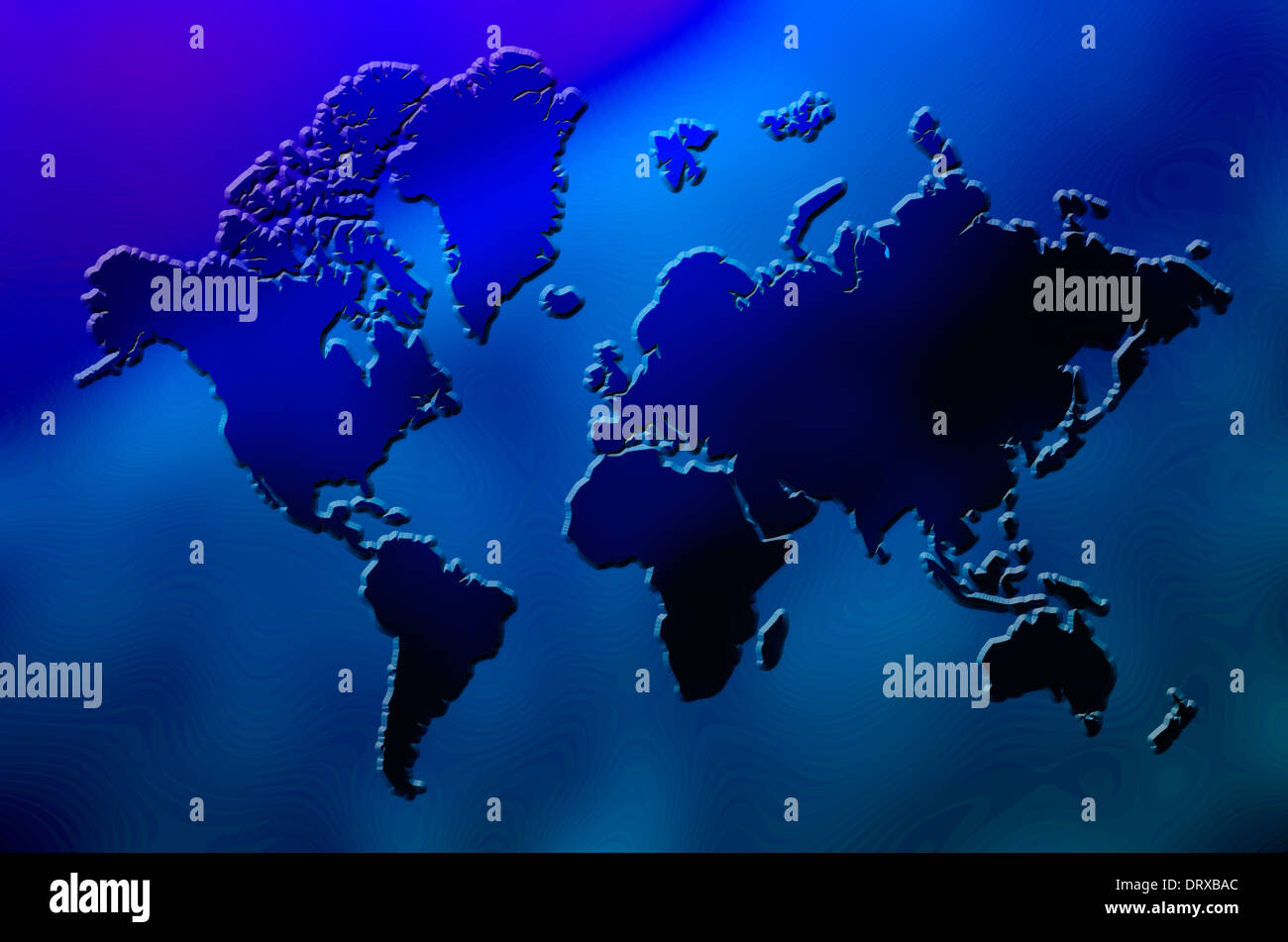 Raised relief map hi-res stock photography and images - Alamy