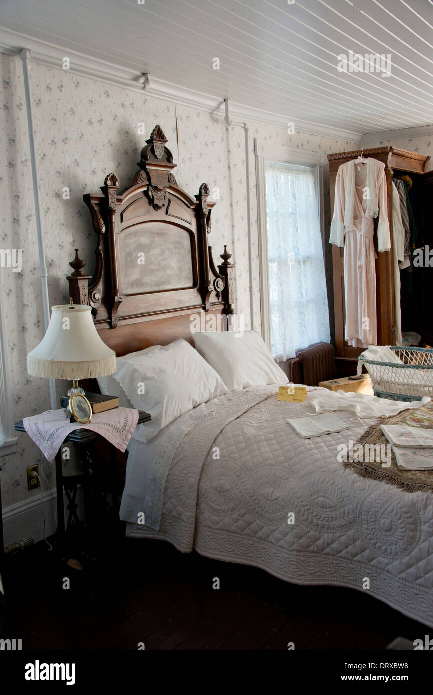 Canada, Newfoundland, St. Anthony. Grenfell House Museum, inside ...