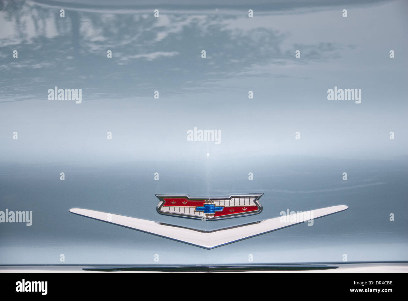 Chevy front end in grey Stock Photo - Alamy