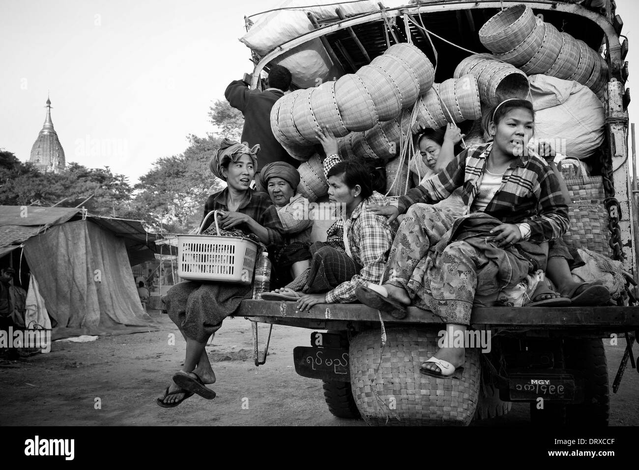 Myanmar, Bagan, daily life Stock Photo - Alamy