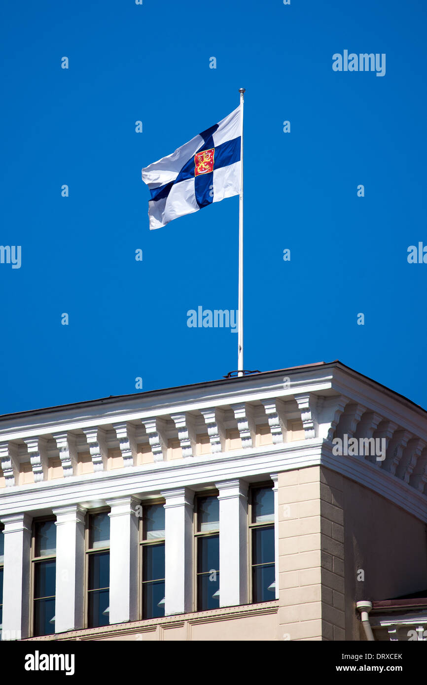Flying european countries flags hi-res stock photography and images - Alamy