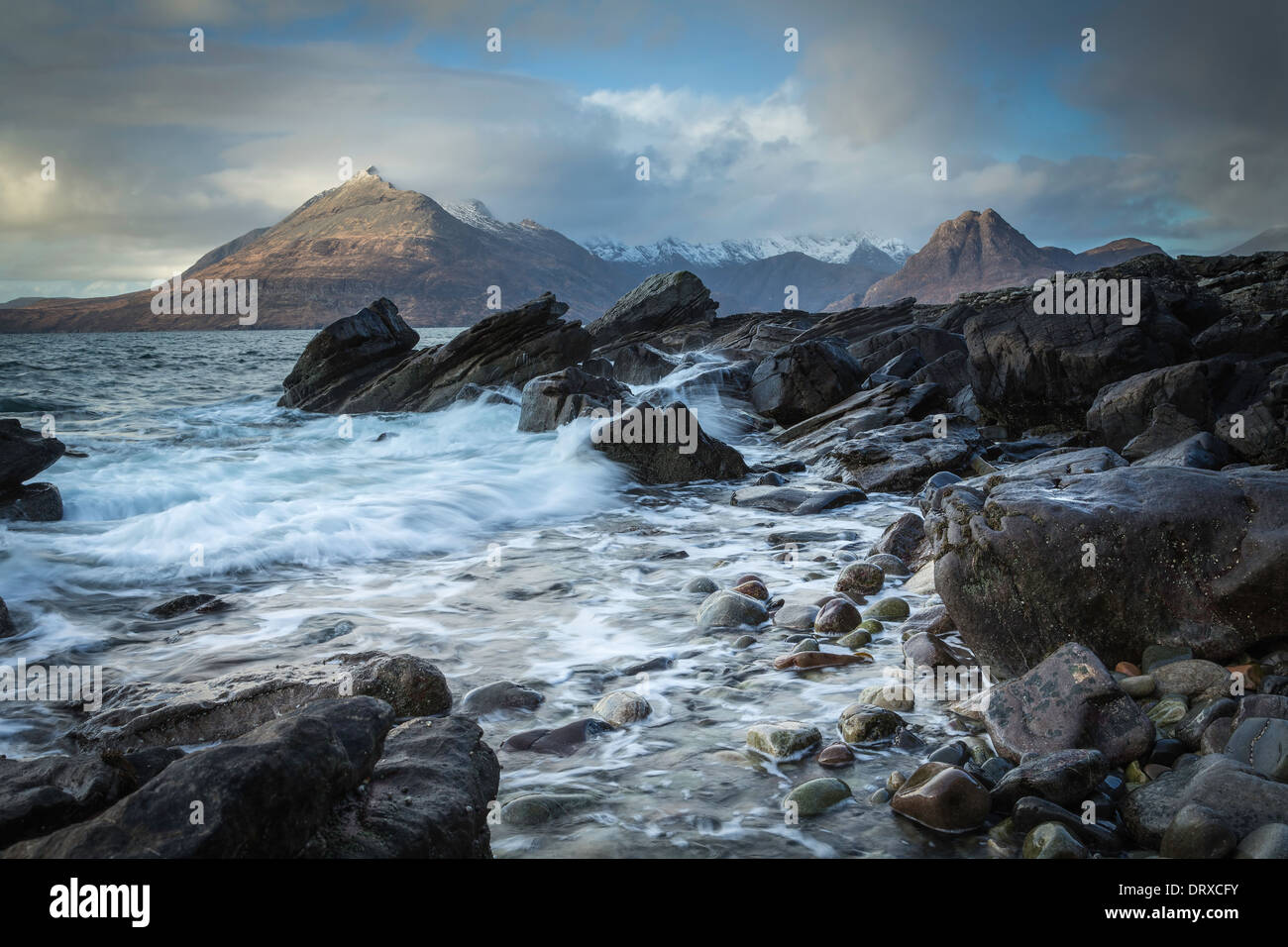 Elgol beach isle of skye scotland the cuillins hi-res stock photography ...