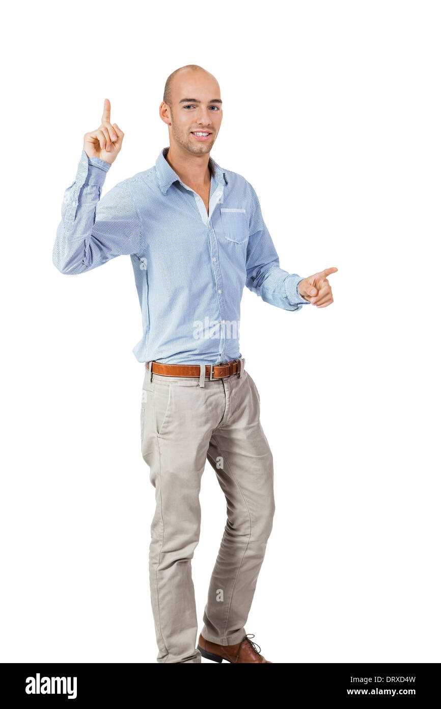 Man cheering in jubilation to celebrate an achievement or success ...