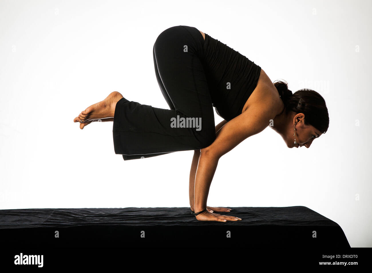 Crow Pose Yoga Stock Photo - Alamy