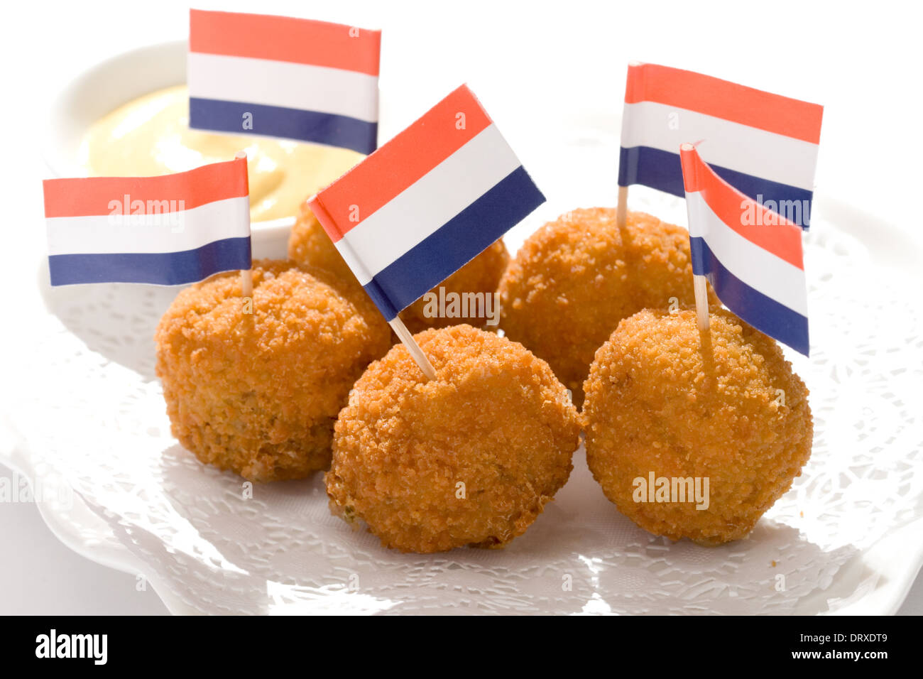 dutch snack bitterballen Stock Photo - Alamy