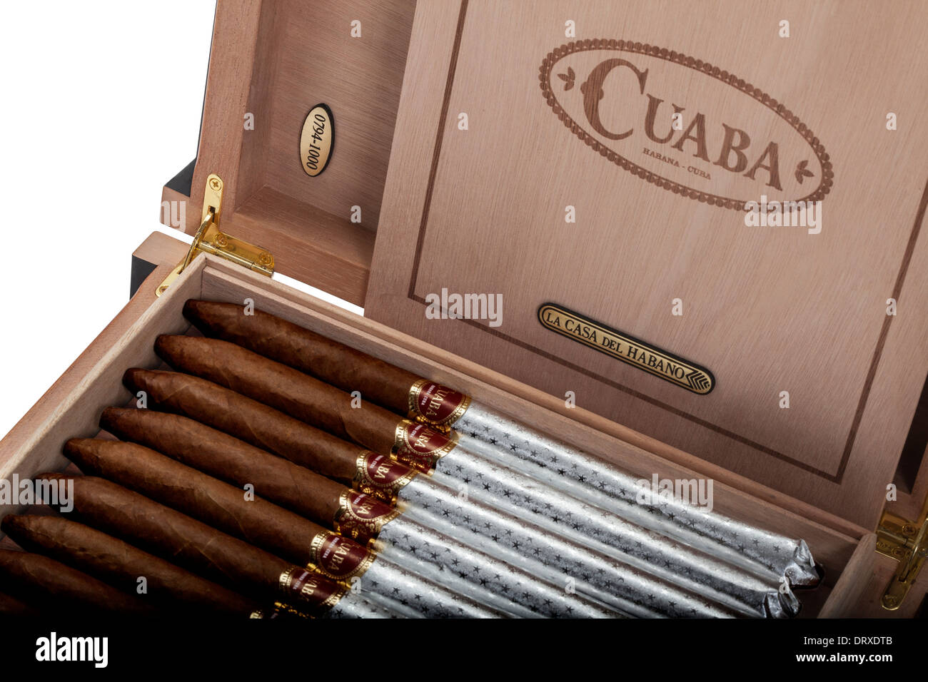 Cuaba Cuban Cigar Stock Photo - Alamy