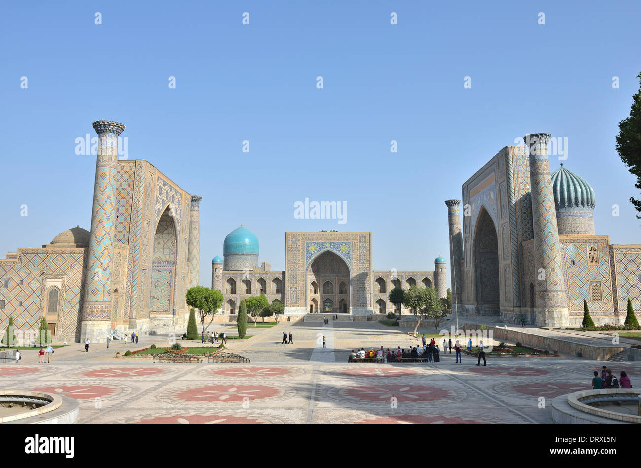 Registan Square, Samarkand, Uzbekistan Stock Photo - Alamy