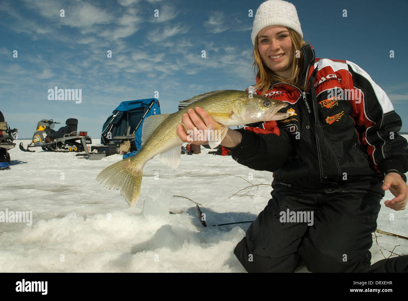 Fisherman holds a walleye hi-res stock photography and images - Alamy
