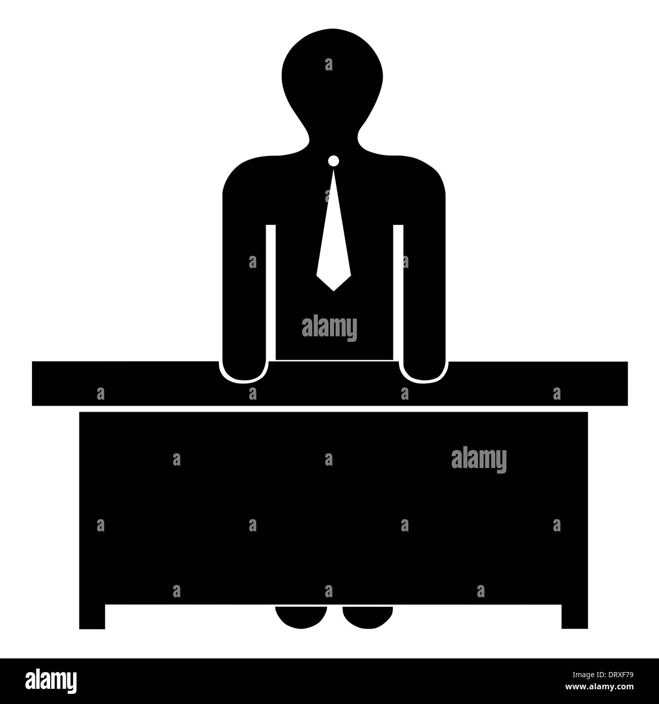 Standing working table Black and White Stock Photos & Images - Alamy