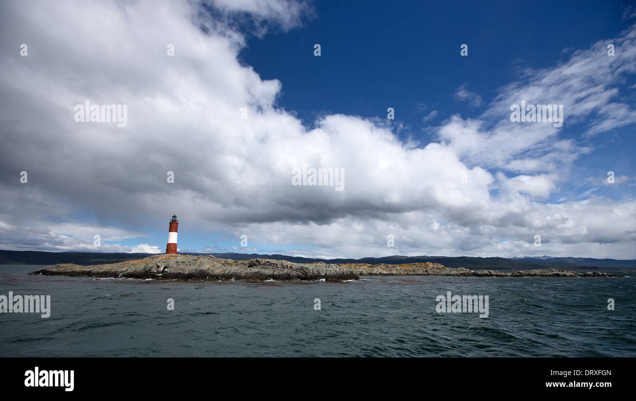 Lighthouse in Ushuaia - Beagle Channel Stock Photo - Alamy
