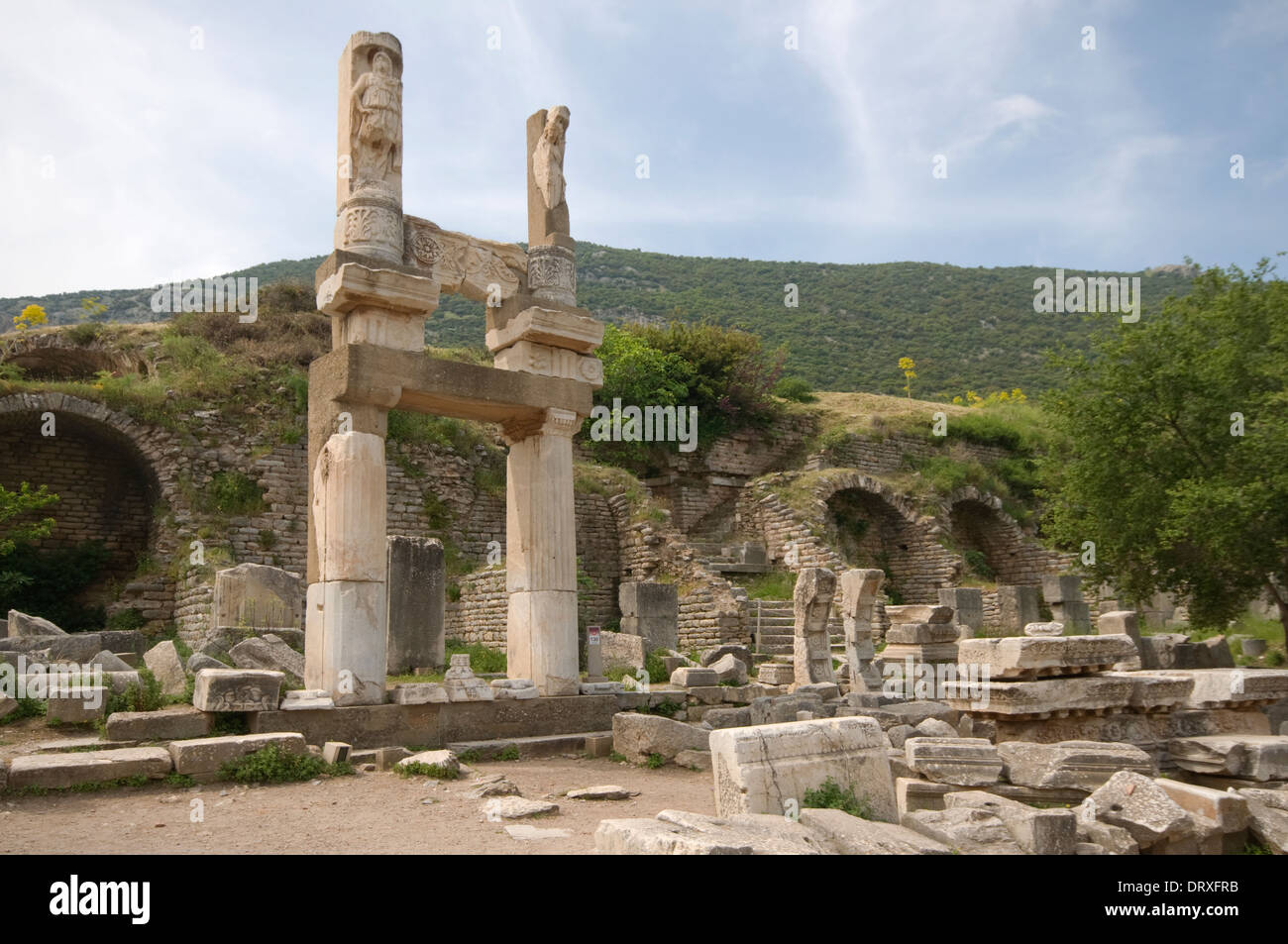 Ephesus turkey gate of hercules hi-res stock photography and images - Alamy