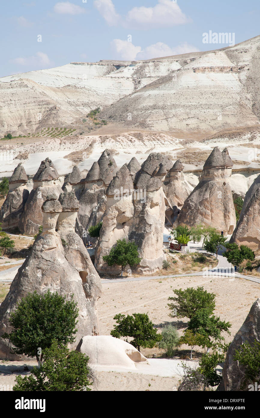 geological formations, area of zelve, landscape, cappadocia, anatolia ...