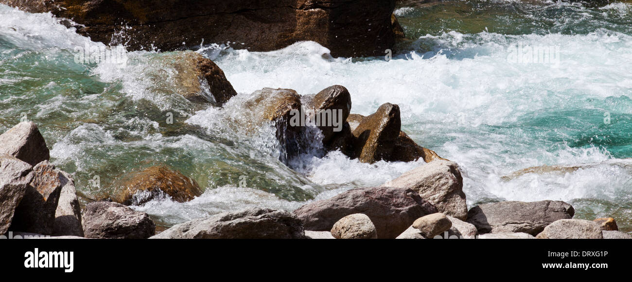 Mountain stream in the austrian alps Stock Photo - Alamy