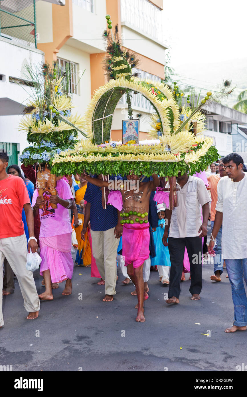 Mauritius festival cavadee hi-res stock photography and images - Alamy