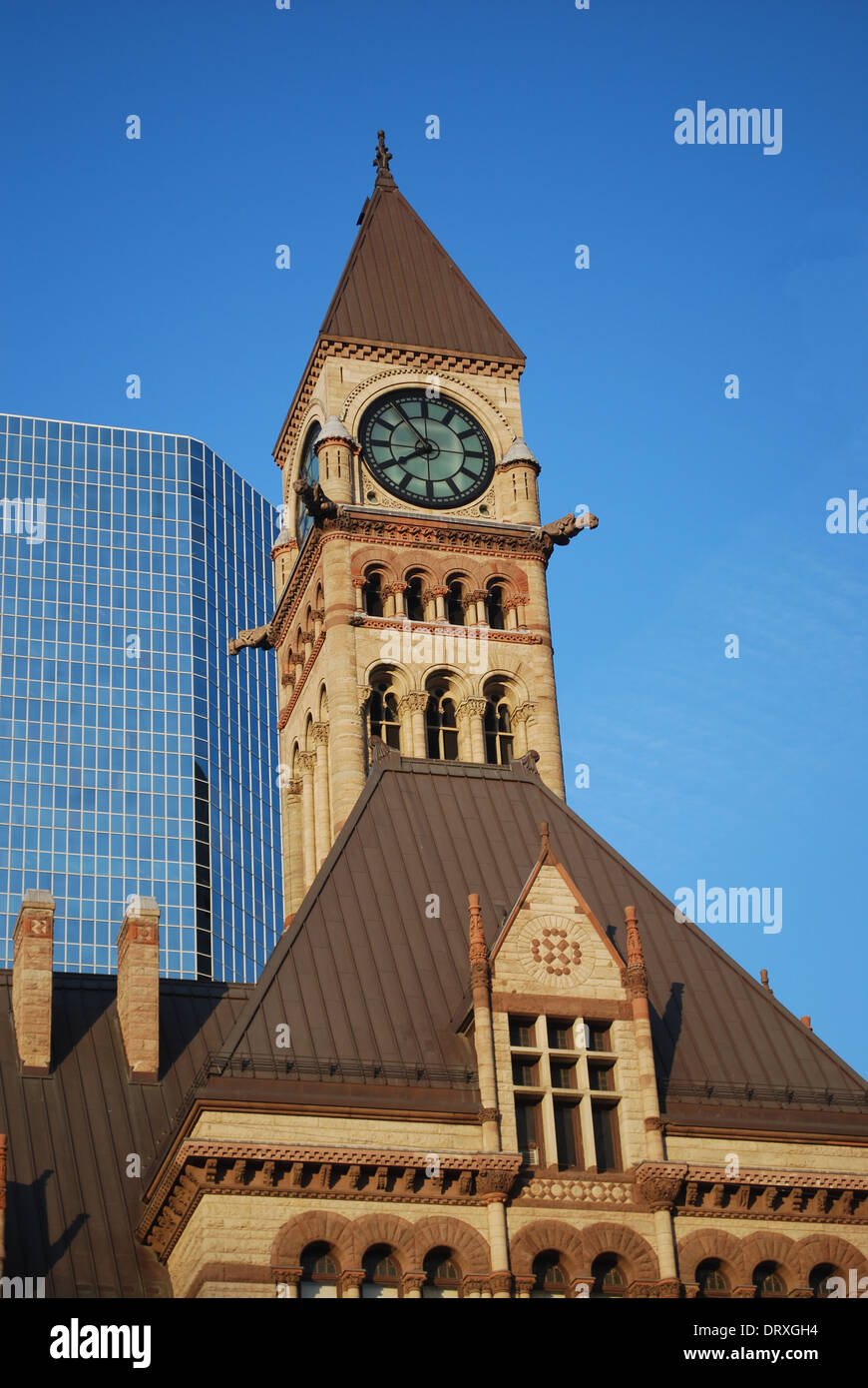 Clock Tower in the center of Toronto, Canada Stock Photo - Alamy