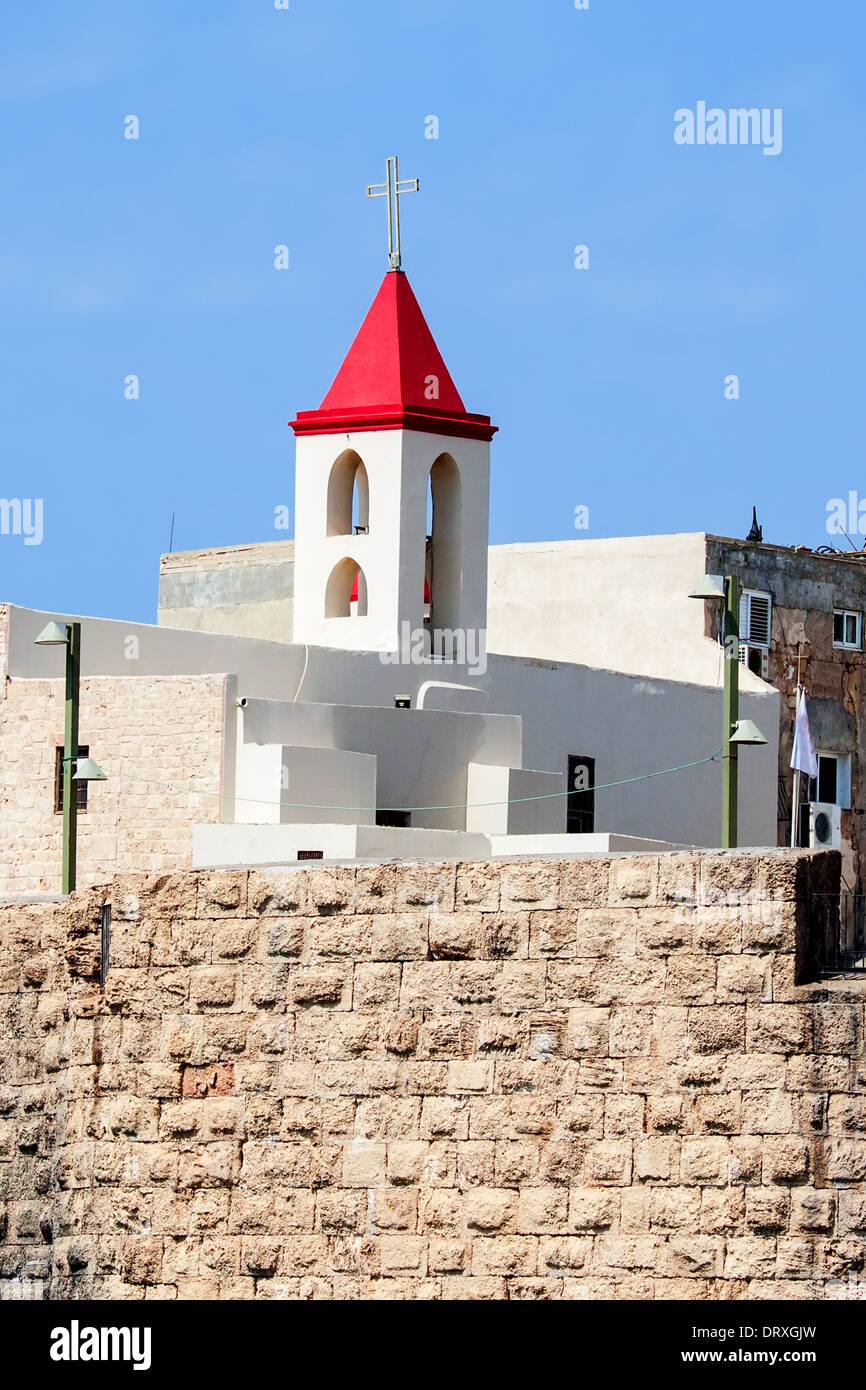Israel church roof cross hi-res stock photography and images - Alamy