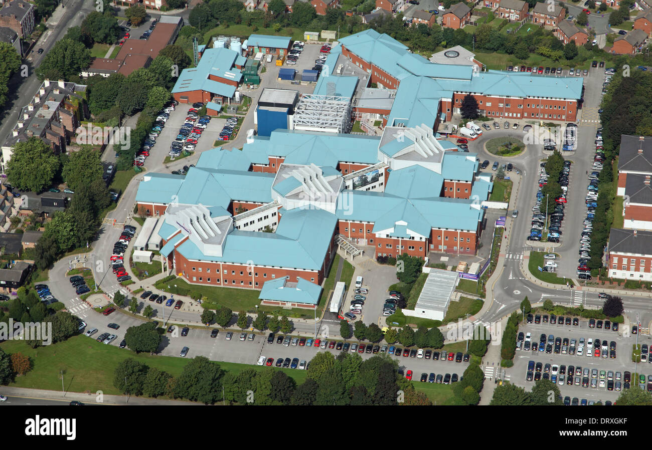 aerial view of Liverpool Women's Hospital on Merseyside Stock Photo - Alamy