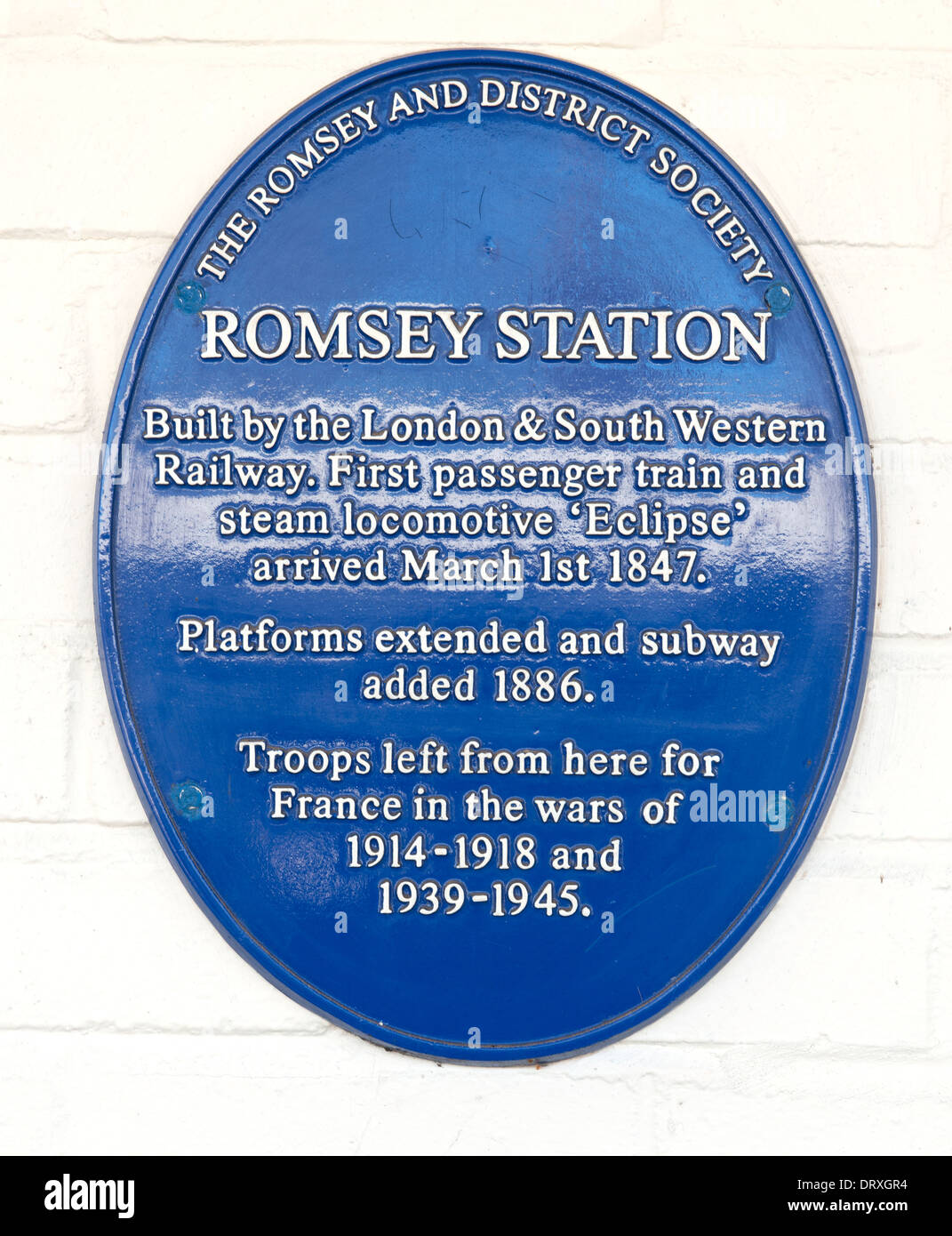 Railway station plaque hi-res stock photography and images - Alamy