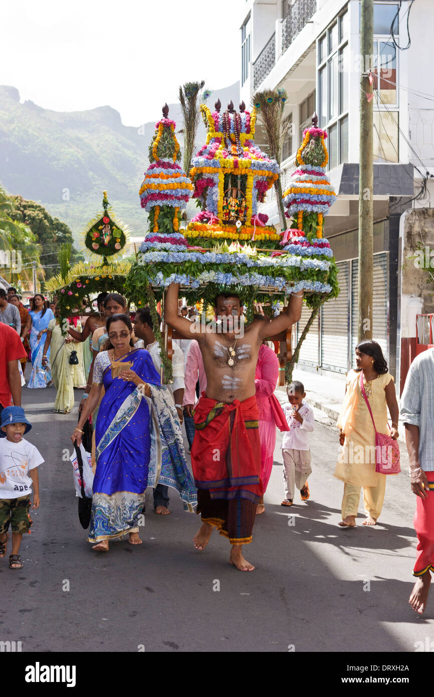 Mauritius festival cavadee hi-res stock photography and images - Alamy