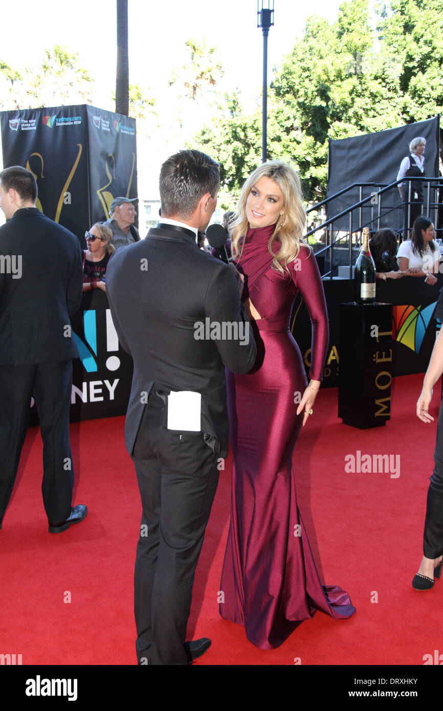 Delta goodrem on red carpet hi-res stock photography and images - Alamy