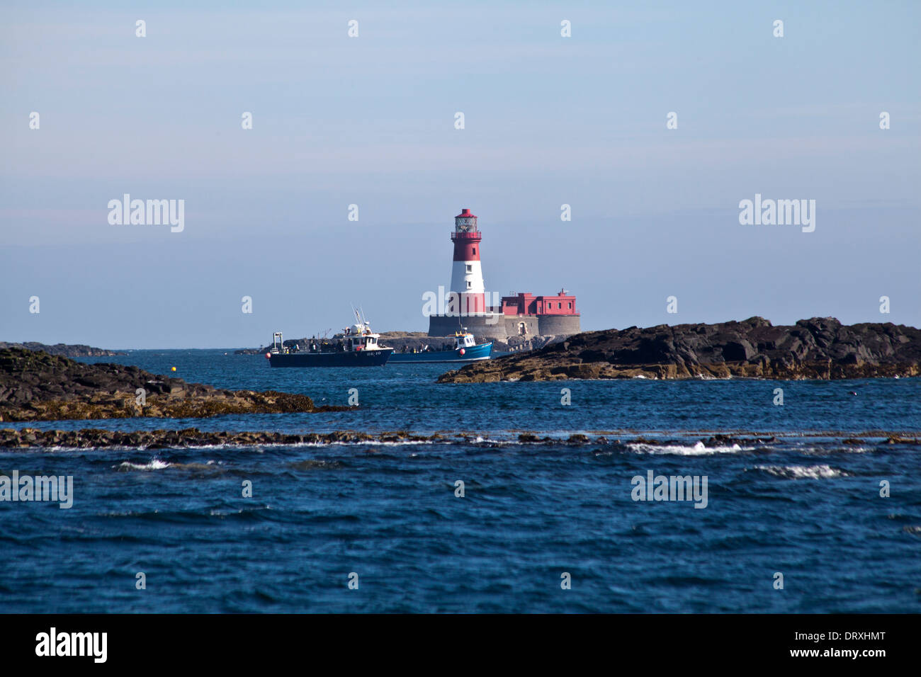 Longstone Light House outer Farnes Stock Photo - Alamy