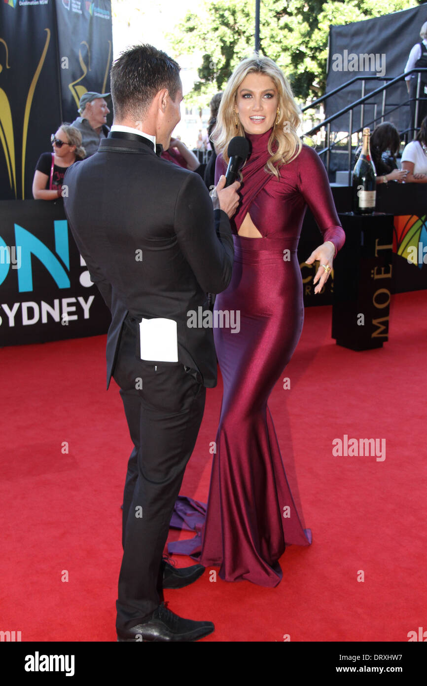 Delta goodrem australian singer in hi-res stock photography and images ...
