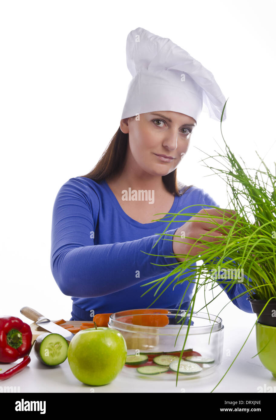 woman in the cooking Stock Photo - Alamy