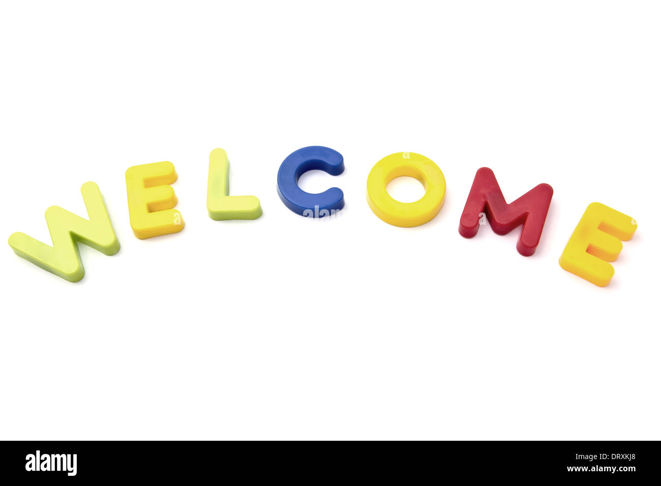 Colourful welcome Cut Out Stock Images & Pictures - Alamy