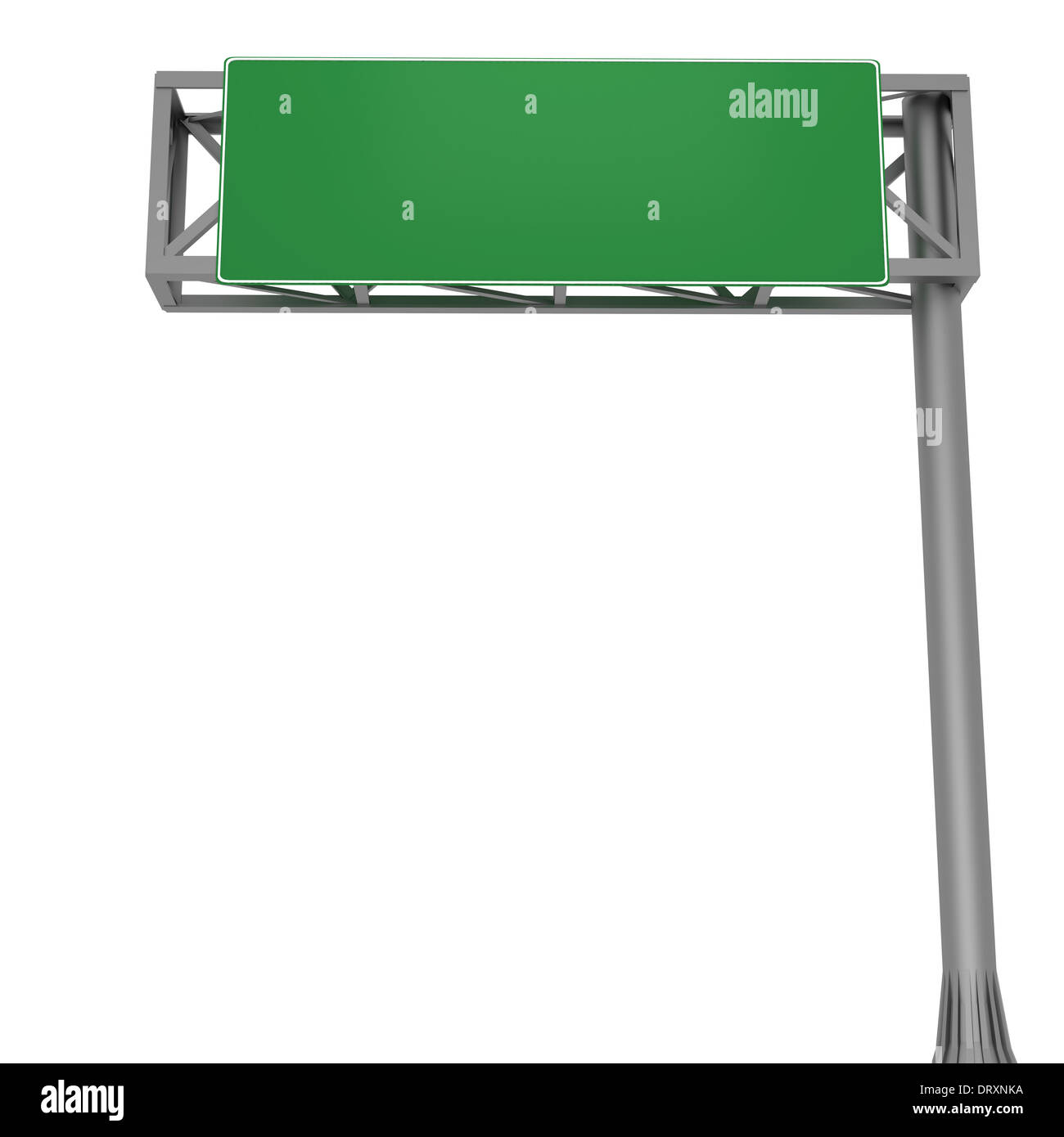 Highway sign with free space for your own text Stock Photo - Alamy