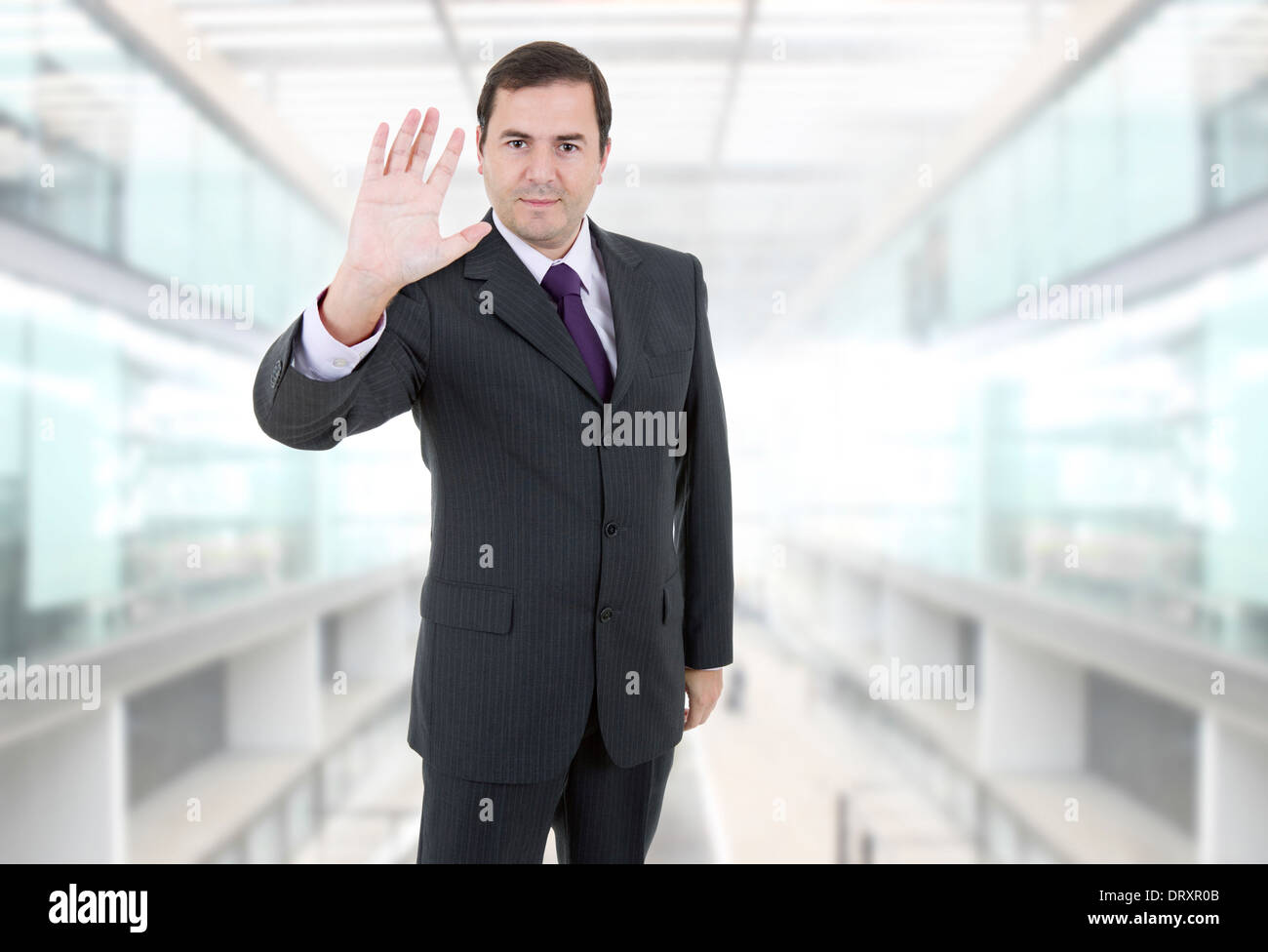 business man making stop at the office Stock Photo - Alamy