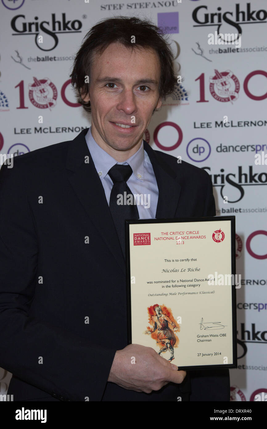 Critics' Circle National Dance Awards in London, dancer Nicolas Le ...