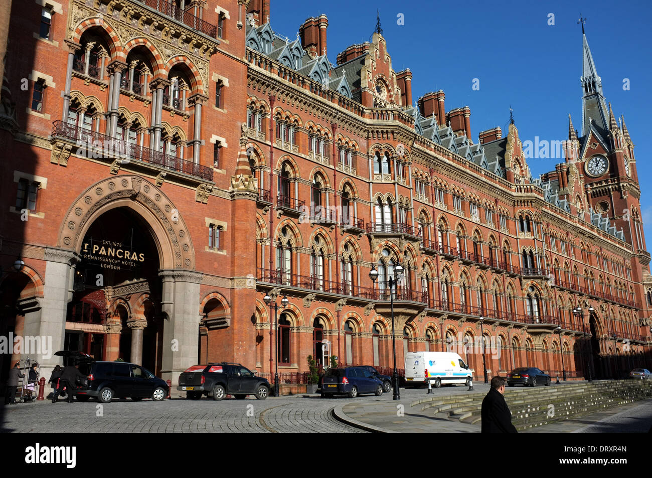 st pancras main line train station euston road london nw1 uk 2014 Stock ...