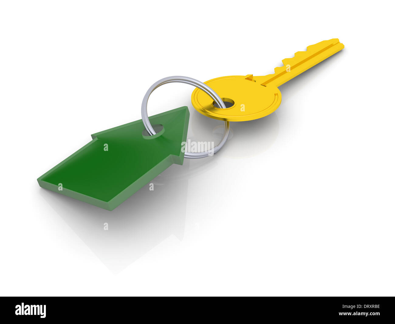 Golden key green tag hi-res stock photography and images - Alamy