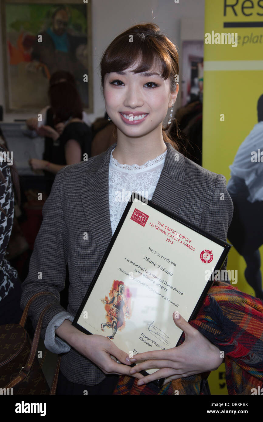 Critics' CircleNational Dance Awards in London, Nominee, Dancer Akane ...