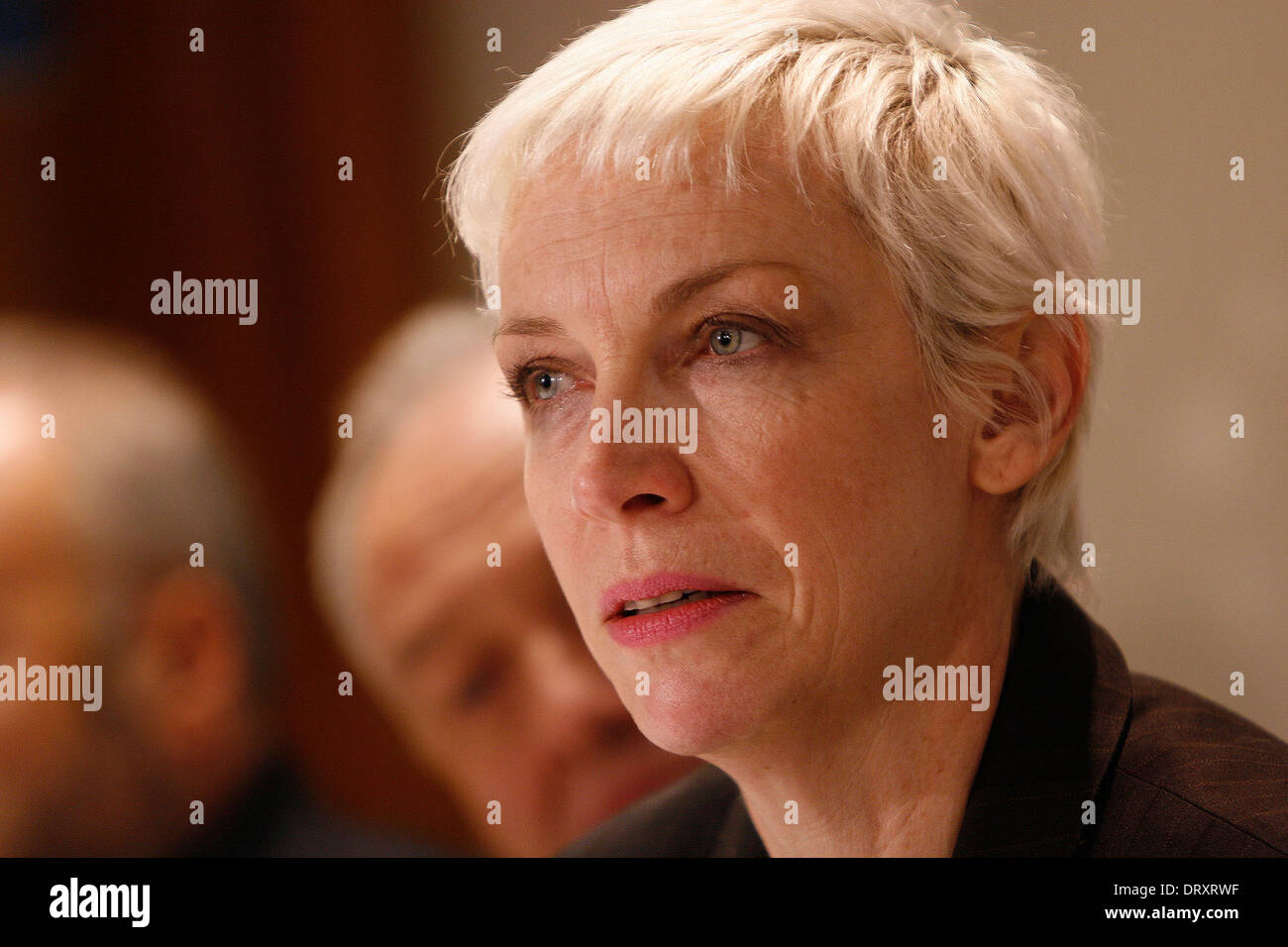 Is tearful at a press conference in london hi-res stock photography and ...